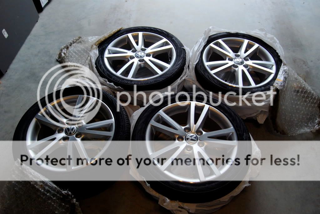 New OEM VW Wheels 17" with new tires | VW Vortex - Volkswagen Forum