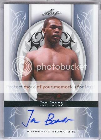 2010 Leaf MMA Jon "Bones" Jones Promotional Autographed card - Blowout ...